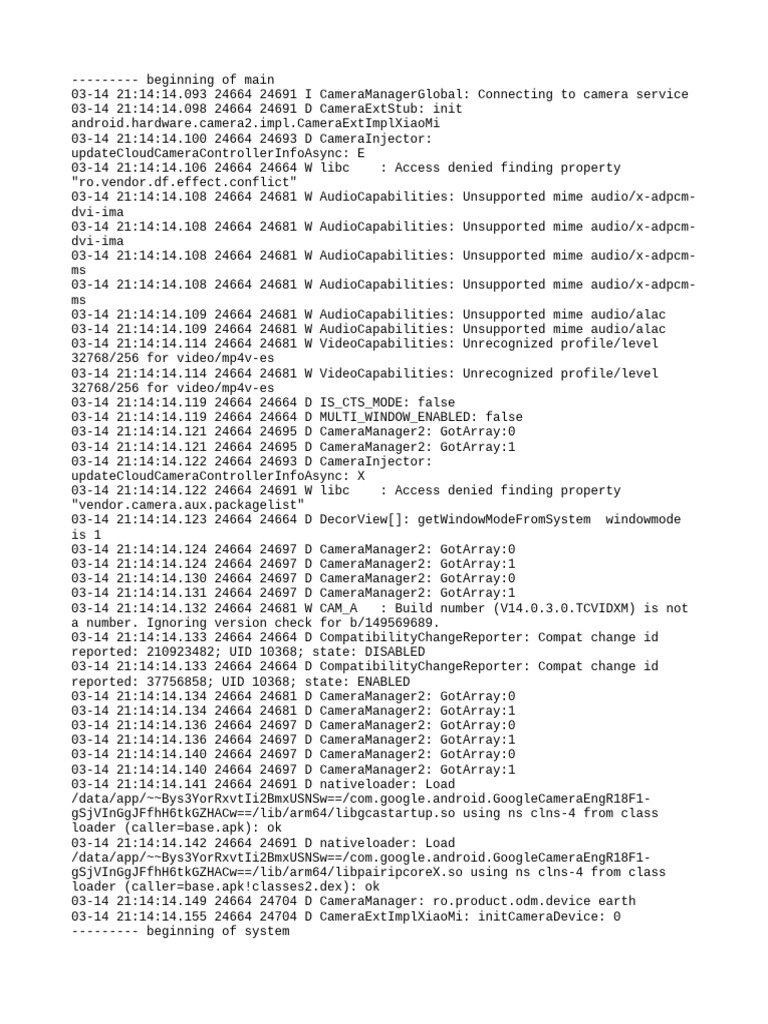 Logcat | PDF | Computing | Computer Engineering