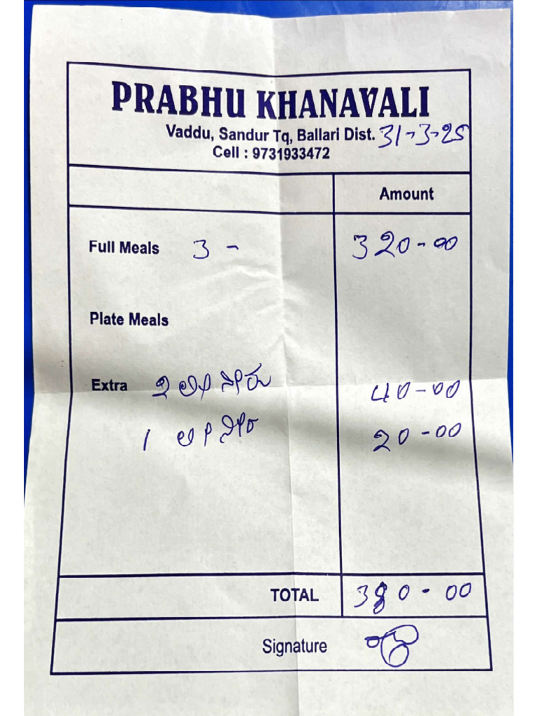 31 - Lunch Payment | PDF