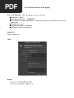 UM Wifi Guide For UM Staff N Student | PDF
