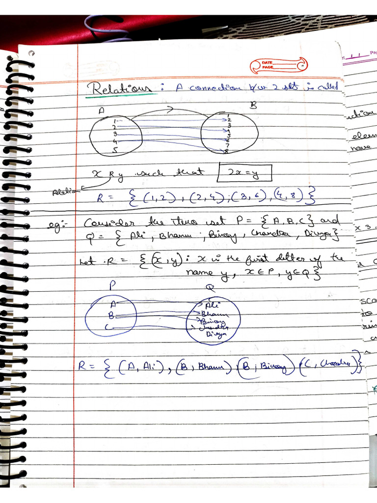 Relation My Notes | PDF