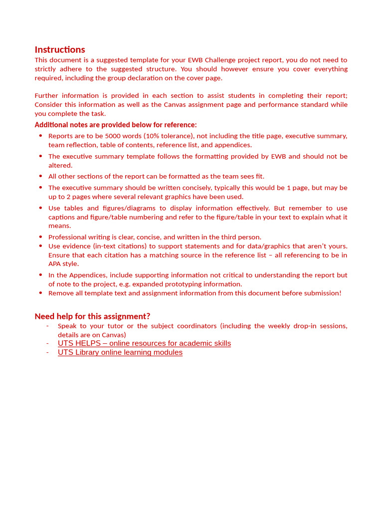 Assessment Task 2 - Final Report Template | PDF | Prototype | Sustainability
