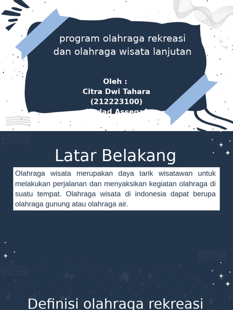 Olahraga Rekreasi | PDF
