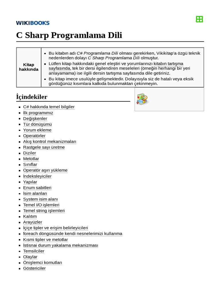 C Sharp Programlama Dili | PDF