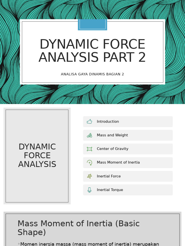 Dynamic Force Analysis Part 2 | PDF