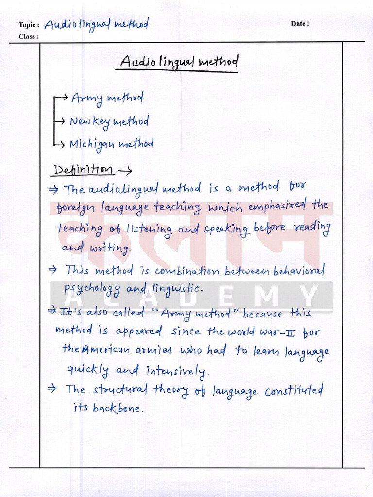 Audio Lingual | PDF