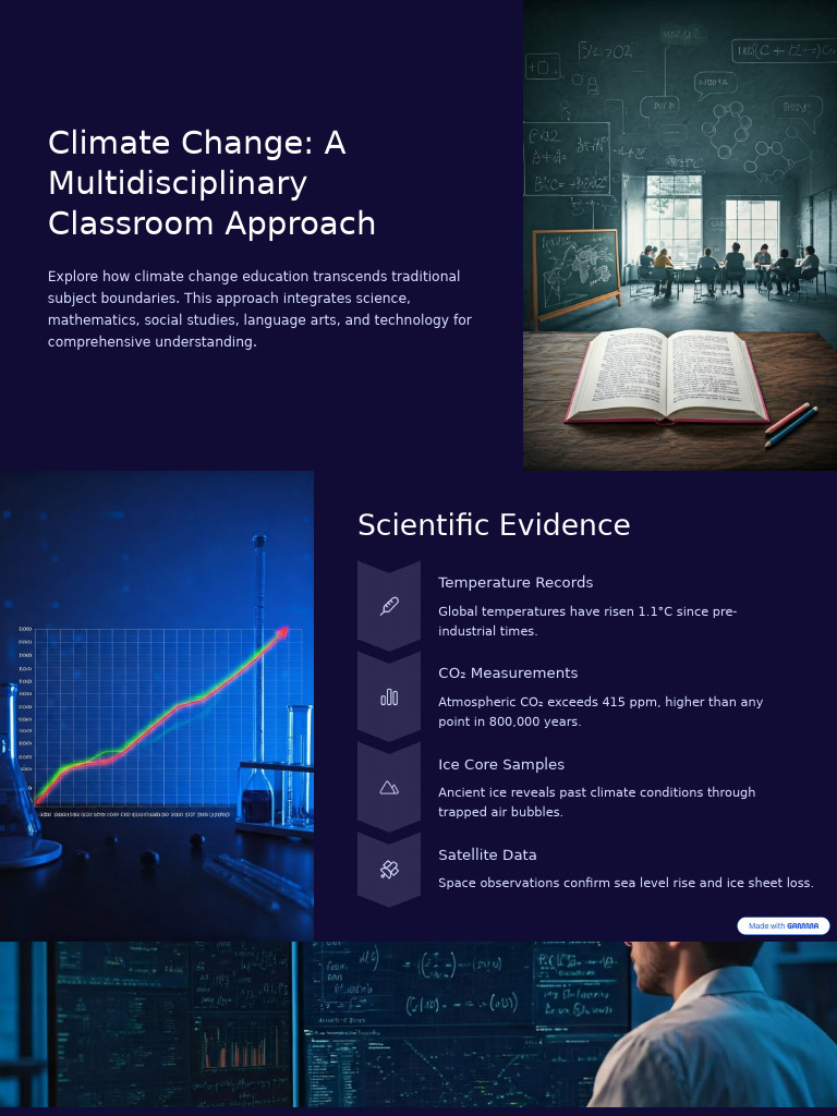 Climate-Change-A-Multidisciplinary-Classroom-Approach | PDF | Climate ...