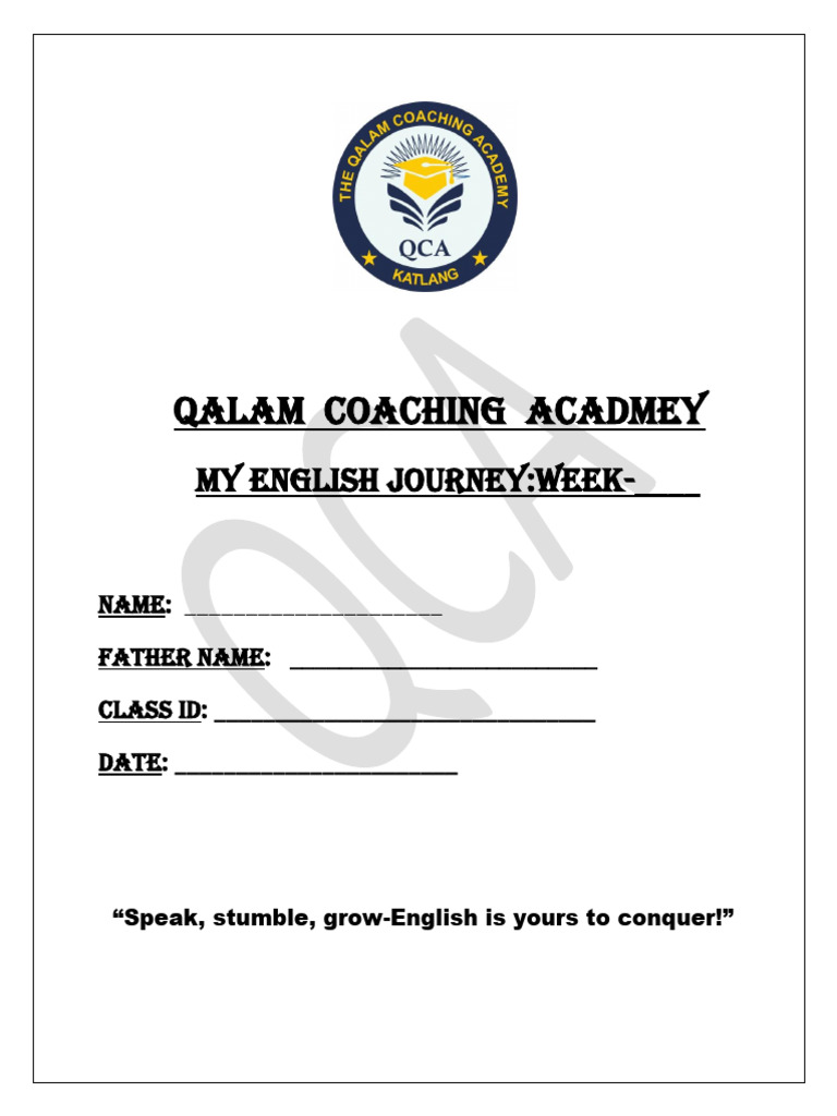QCA Eng Language Katlang District Mardan | PDF