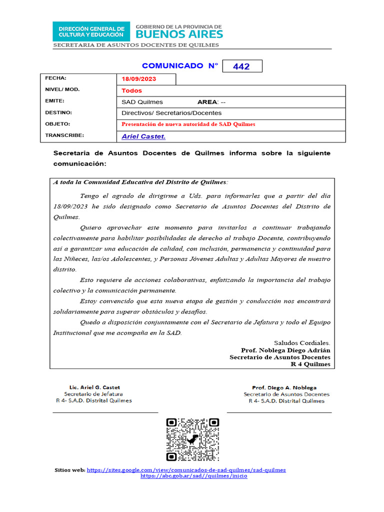 Comunicado 442 | PDF