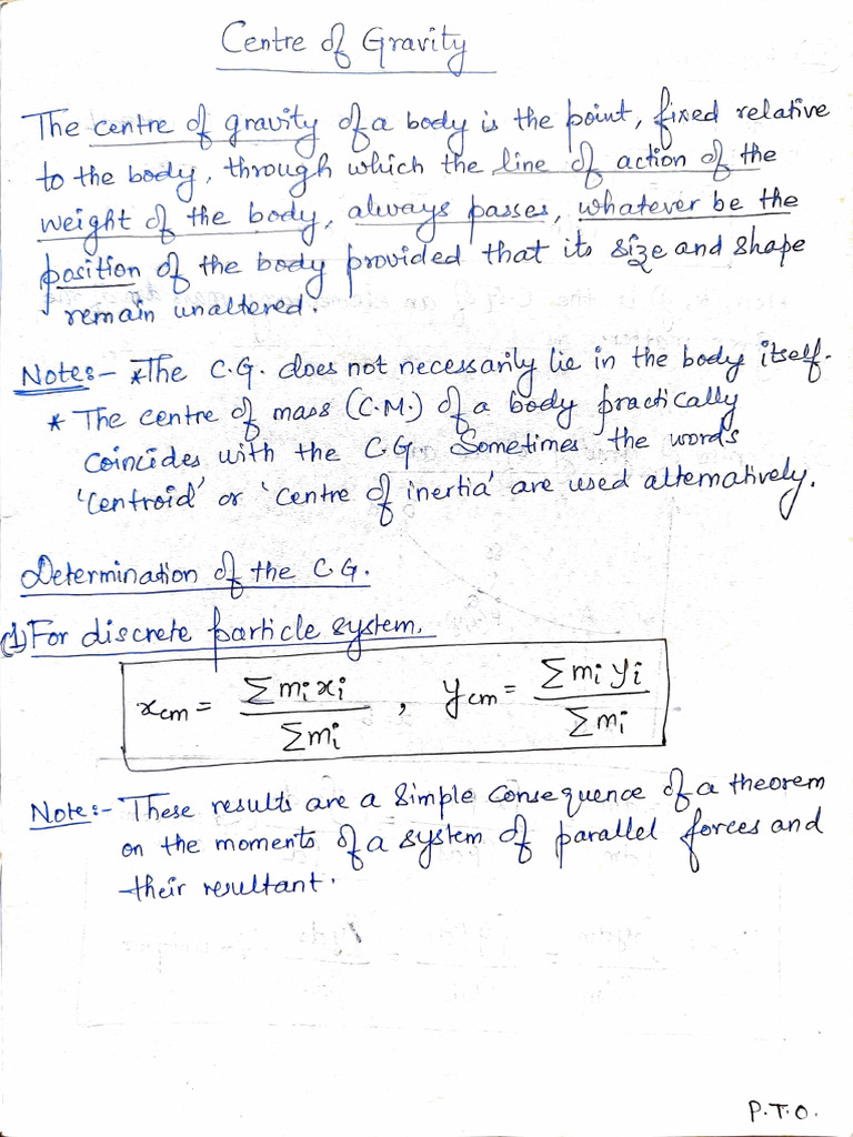 Statics, Dynamics Short Notespdf | PDF