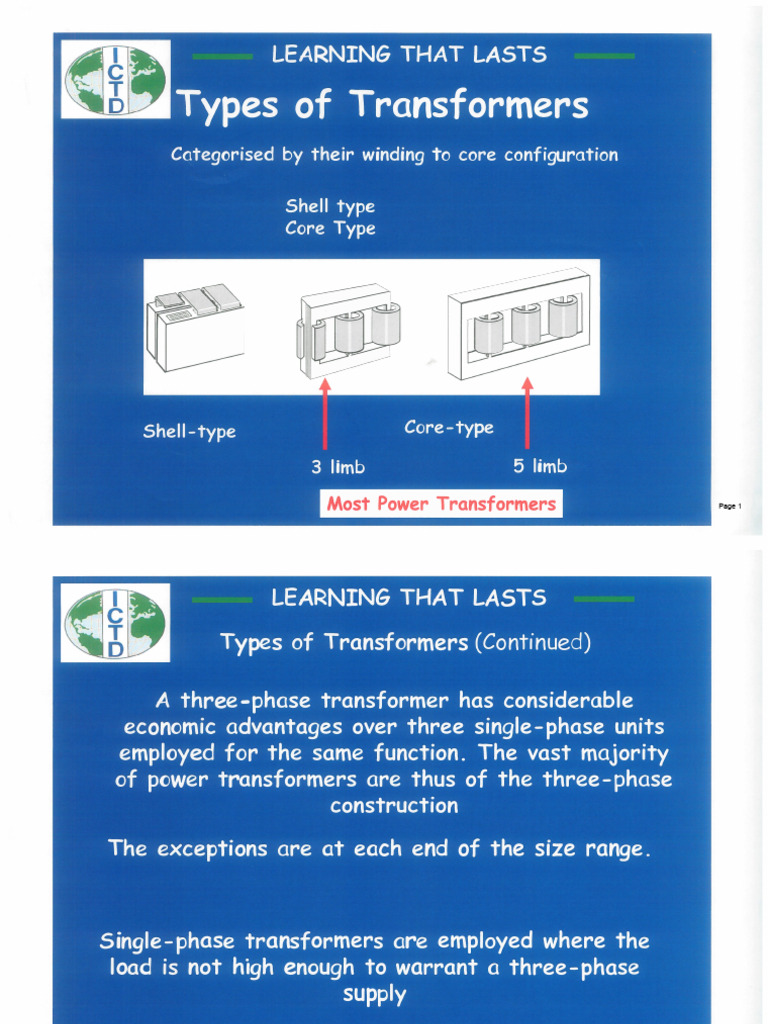 Transformer Training material | PDF