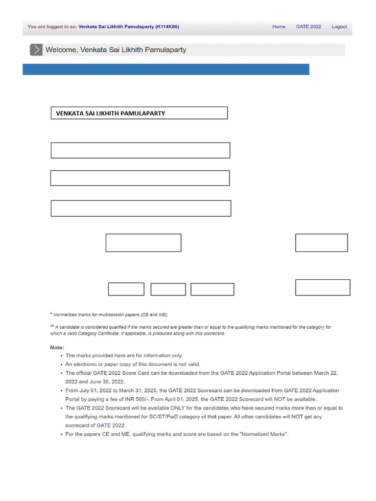 gate 2022 res | PDF