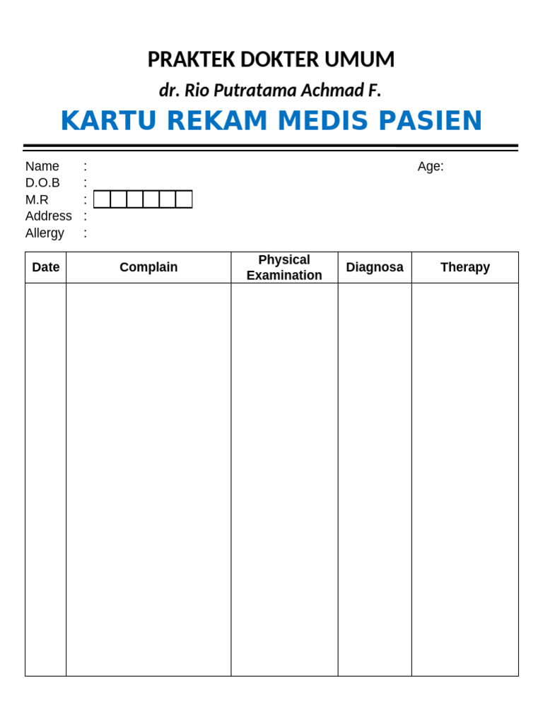 Status Pasien | PDF