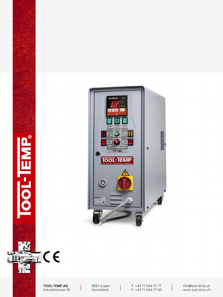 TT-188 Temperature Control Manual | PDF | Fires | Safety