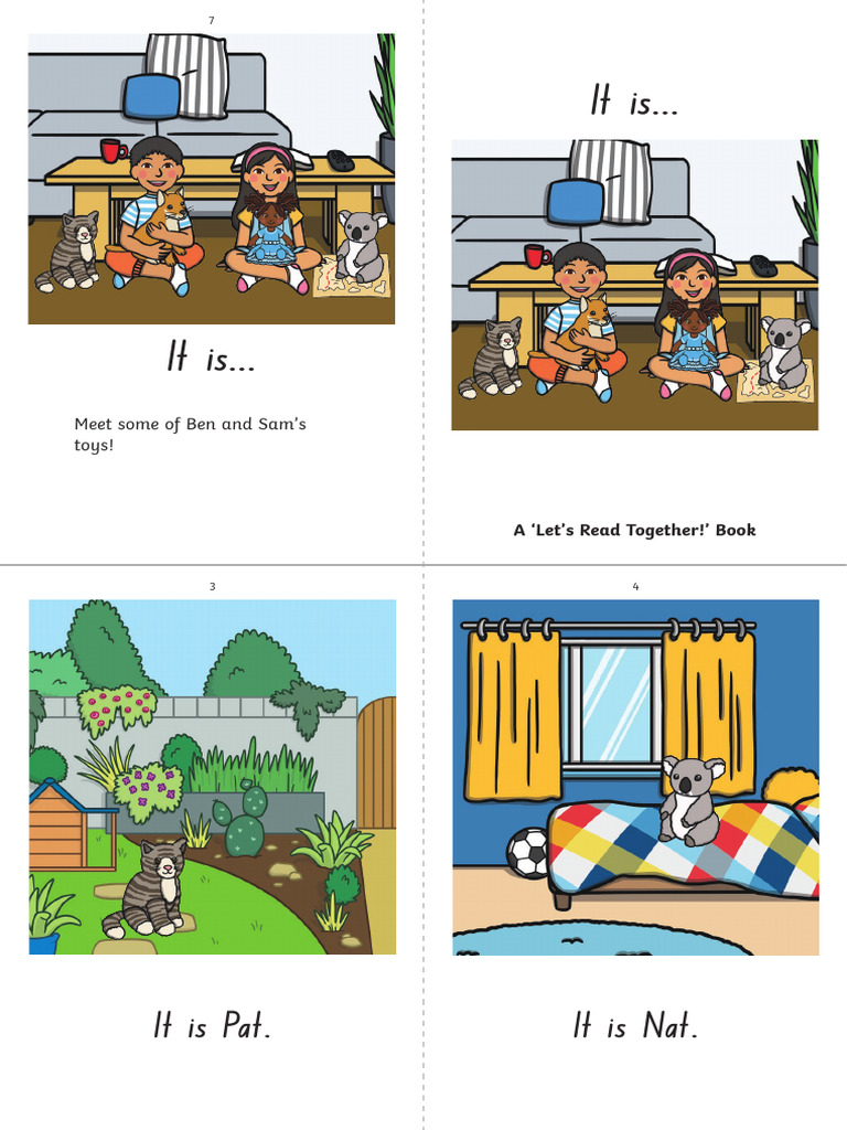 Reading Mini Book Level 2 Week 2 | PDF