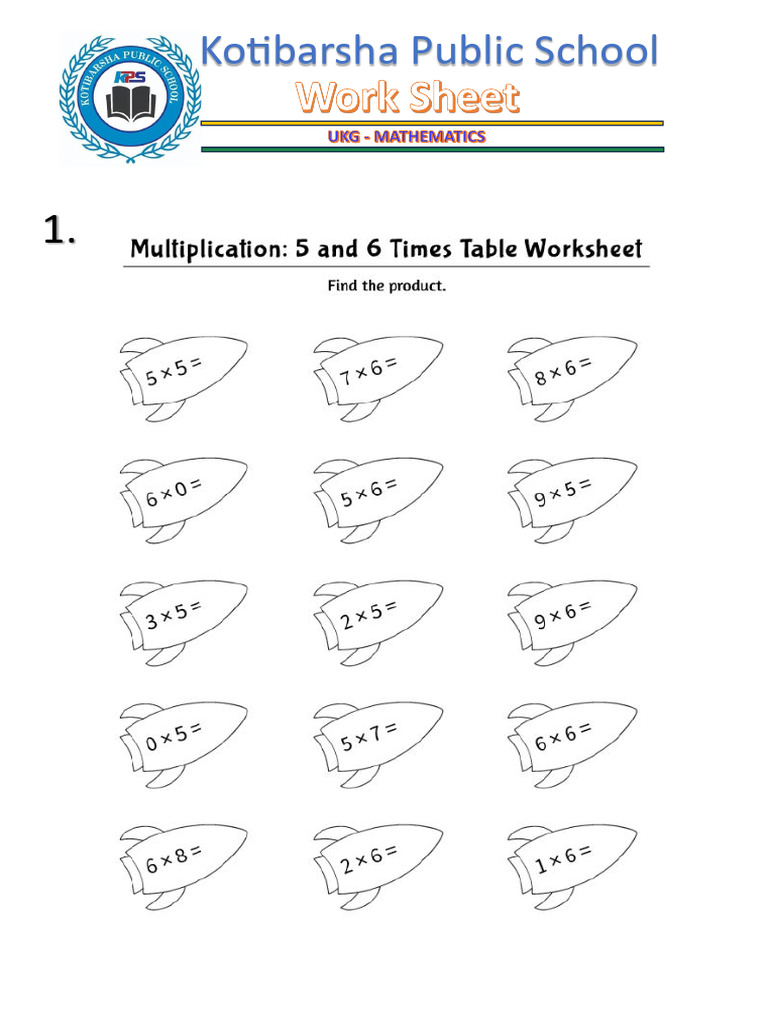 UKG Math Worksheet: Addition & Subtraction | PDF