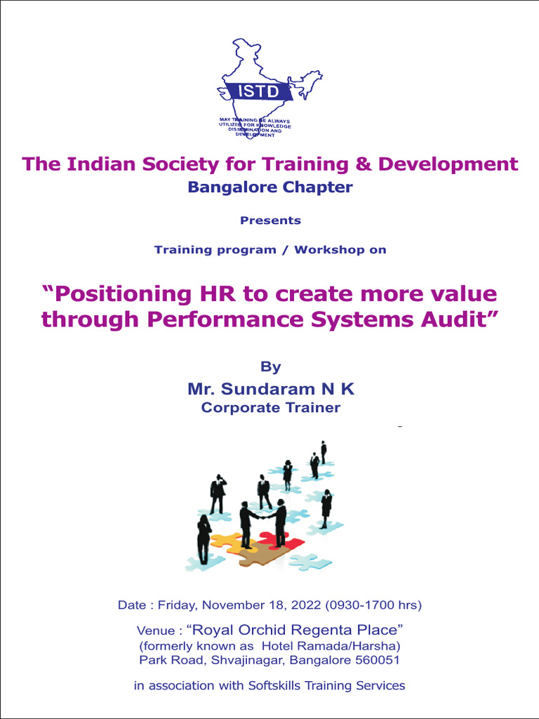 ISTD TRG On HR Audit 18nov | PDF | Business