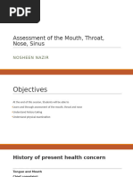 Pediatric Oral Mechanism Exam Form | PDF | Tongue | Mouth