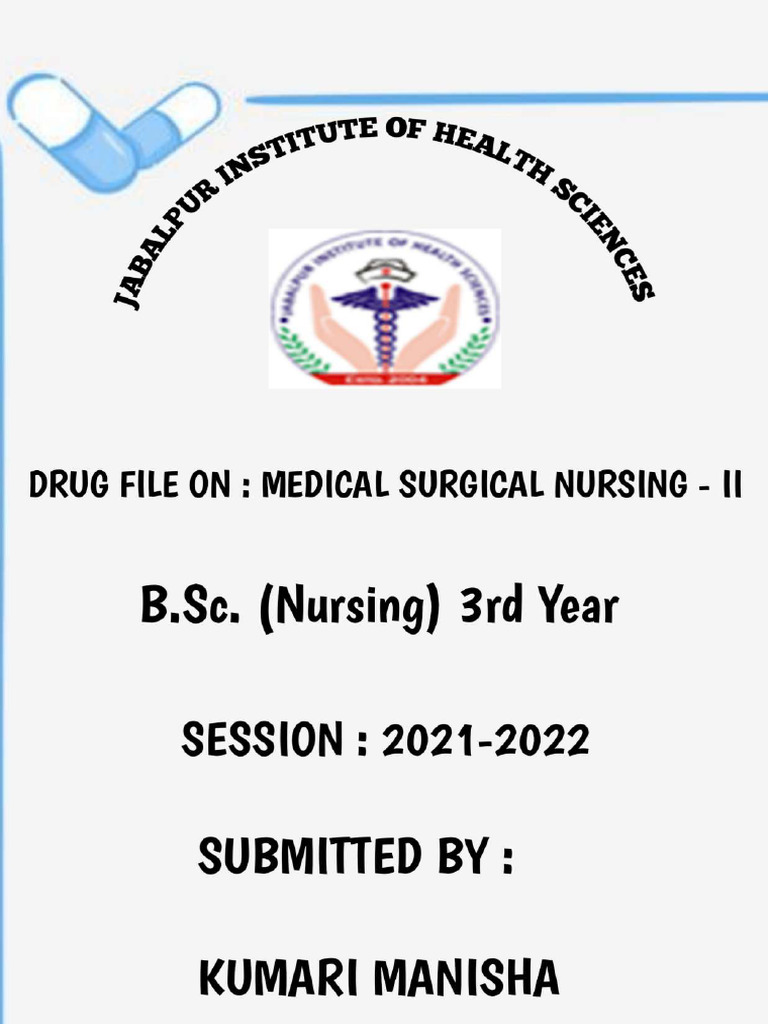 Drug File 1 | PDF