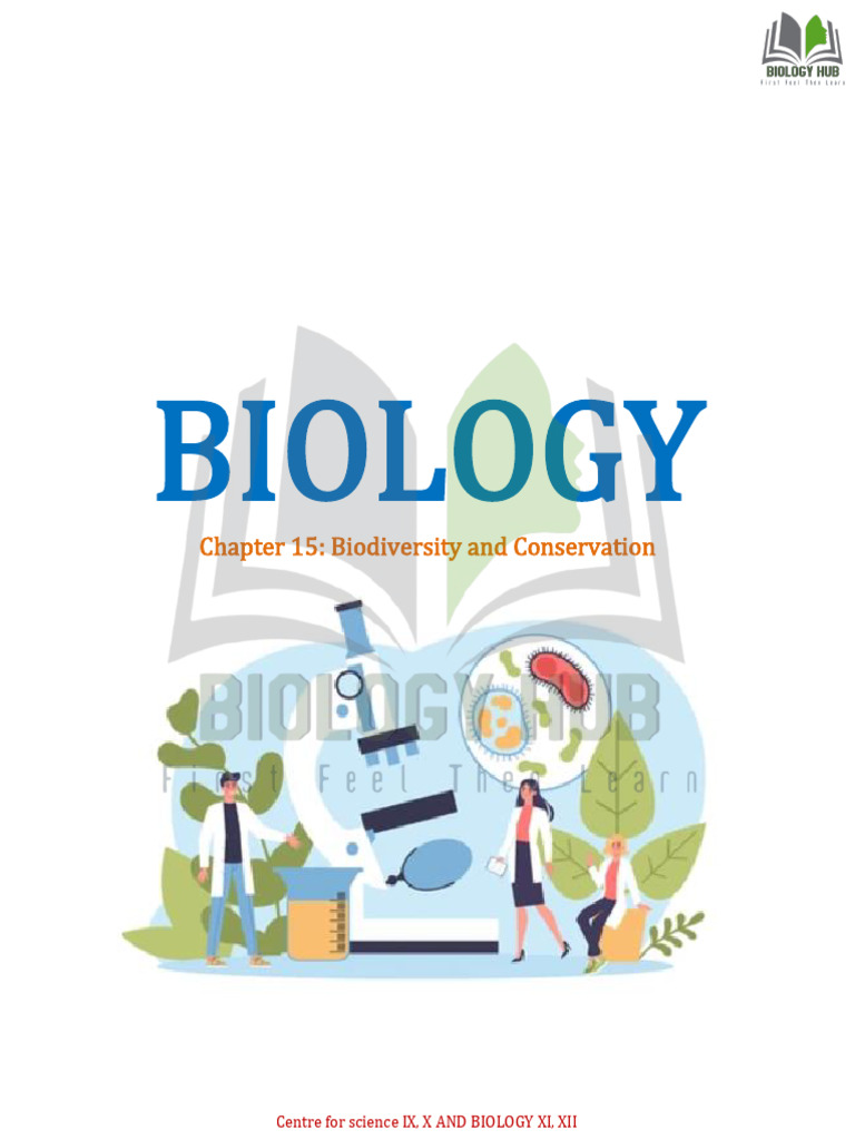 Chapter - 15 Biodiversity and Conservation | PDF | Biodiversity ...