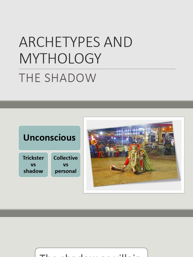 Archetypes and Mythology-Shadow | PDF