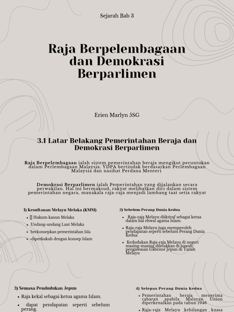 SEJARAH BAB3 Nota f5 | PDF