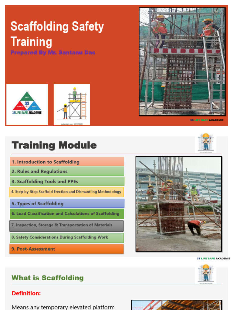 Scaffolding Safety Training Guide | PDF | Scaffolding