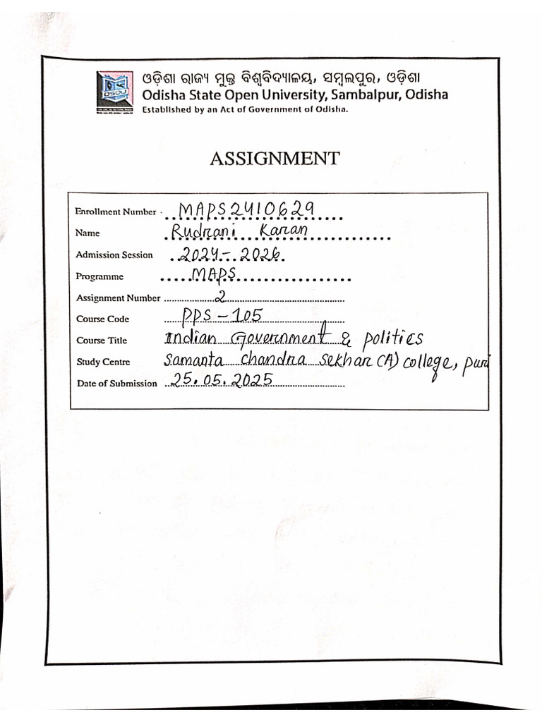 (MAPS) Assignment-2 PPS-105... | PDF