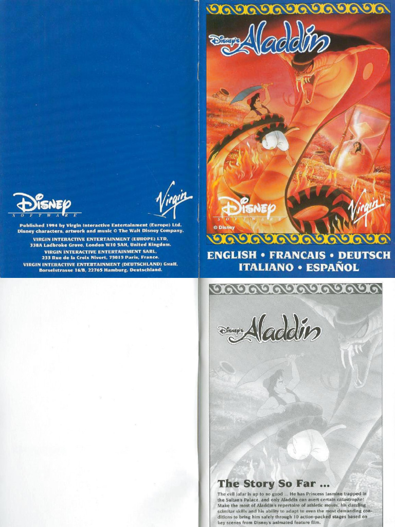 Disney's Aladdin - Manual (Multilanguage) | PDF