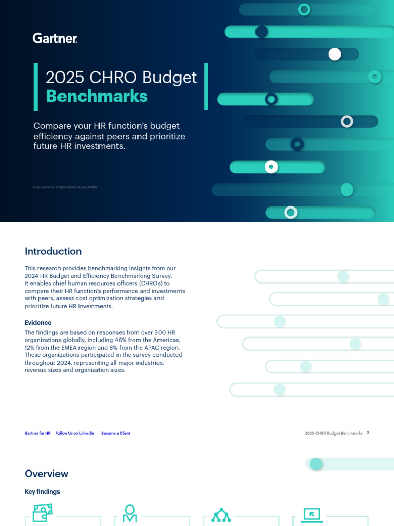 2025 Chro Budget Benchmarks Ebook | PDF | Benchmarking | Budget