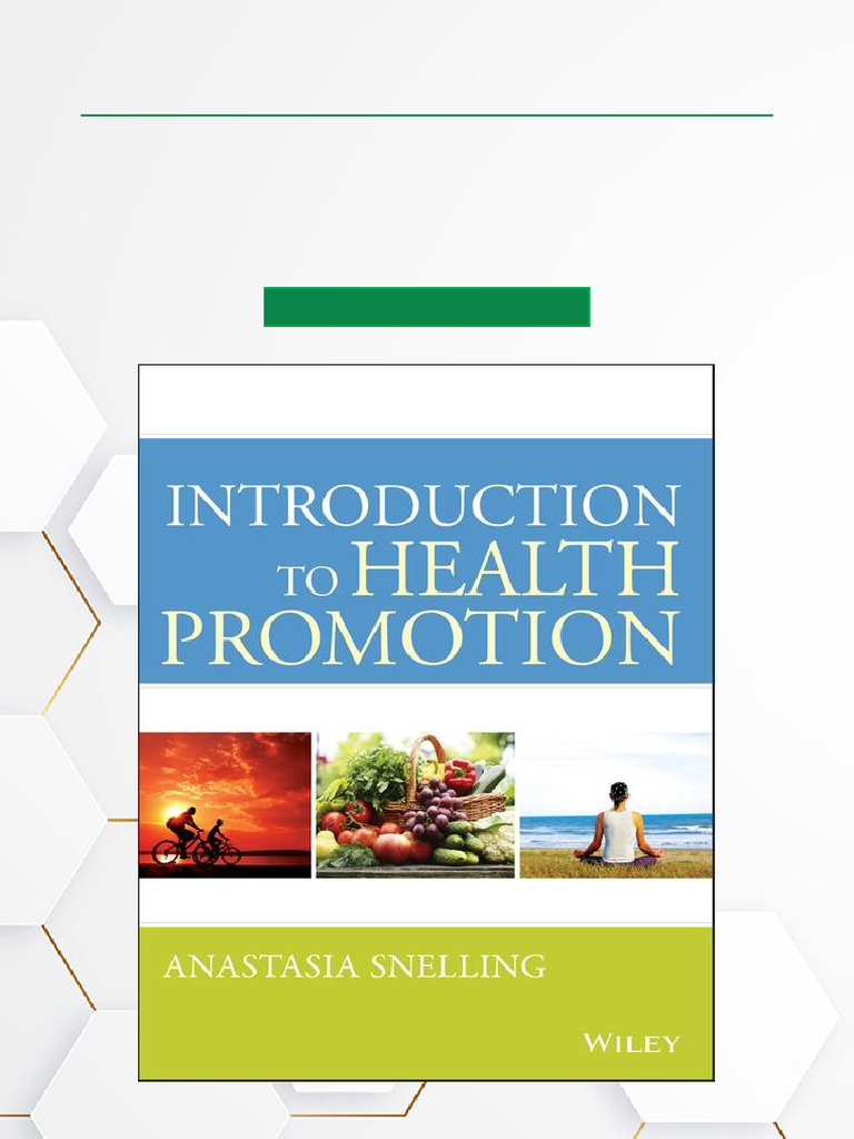Introduction To Health Promotion, 1st Edition Multiformat Download ...
