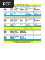 MT Schedule, 25-26 | PDF