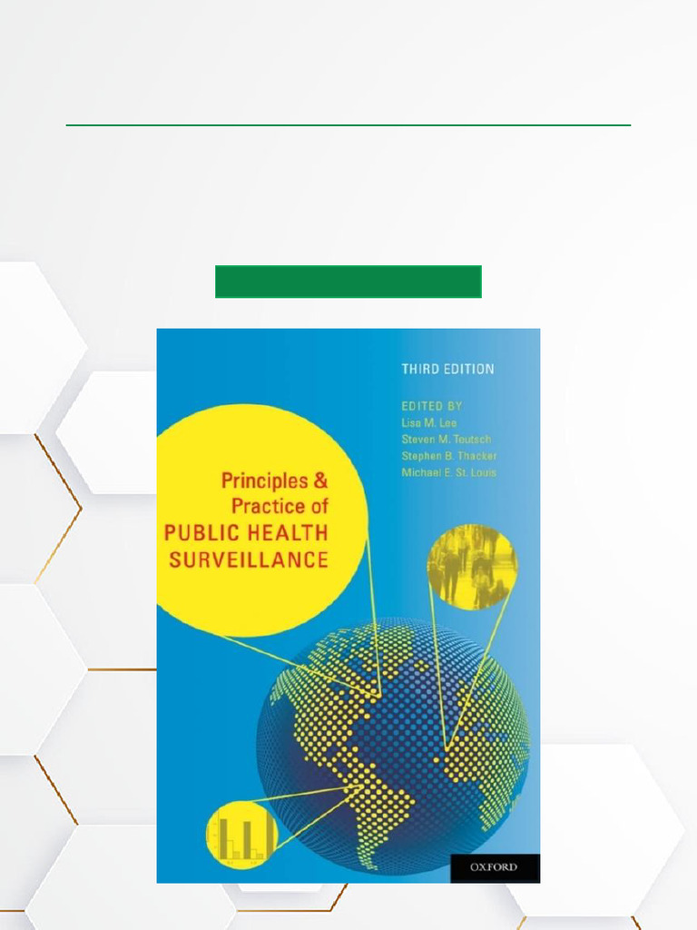 Public Health Surveillance Principles | PDF | Public Health | Centers ...