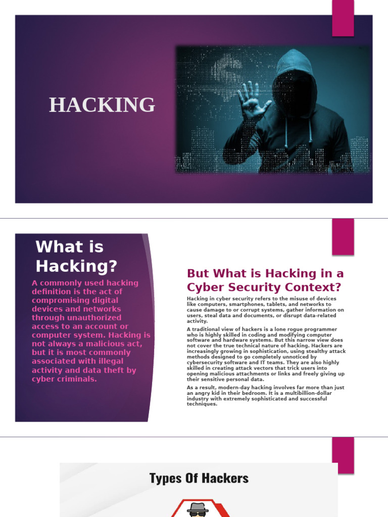 Hacking Presentation 2024 | PDF | Security Hacker | Malware