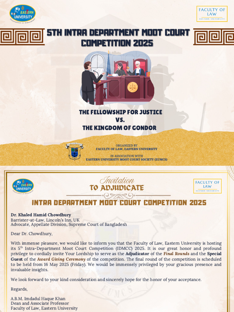 Invitation - Dr. Chowdhury | PDF