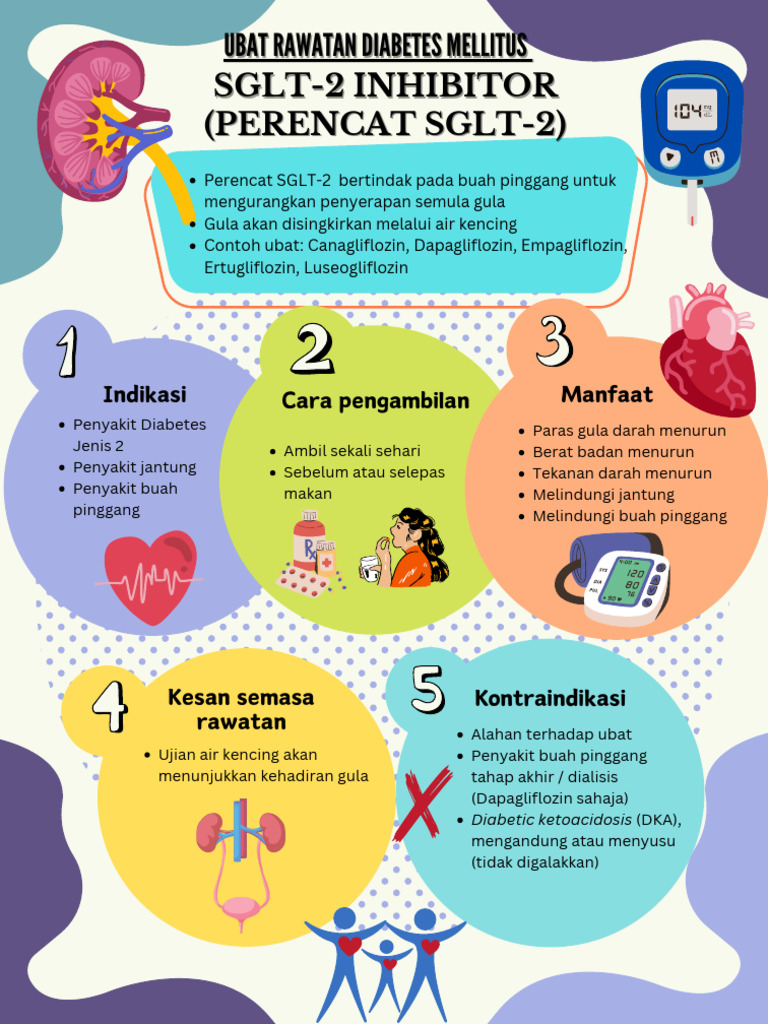 Risalah Kaunseling Ubat-Ubatan SGLT2-Inhibitor (SGLT2i) | PDF