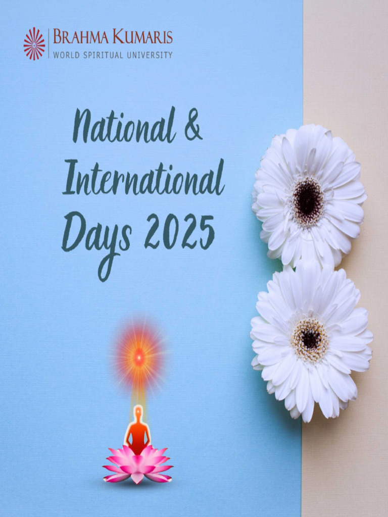 National & International Days 2025 | PDF