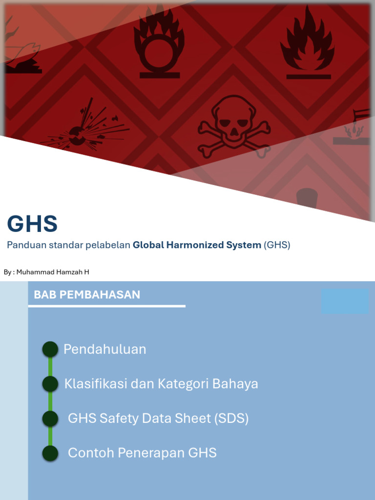 Panduan Pelabelan GHS Bahan Kimia | PDF