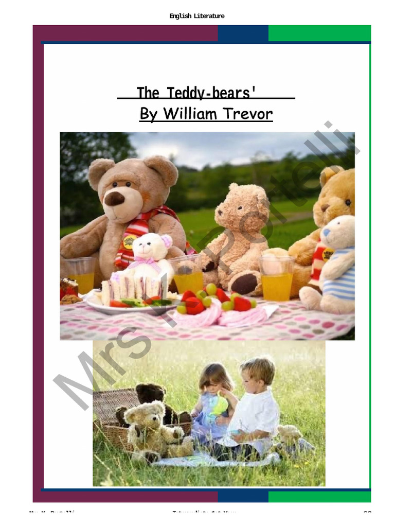 William Trevor: Class in The Teddy-bears' Picnic | PDF