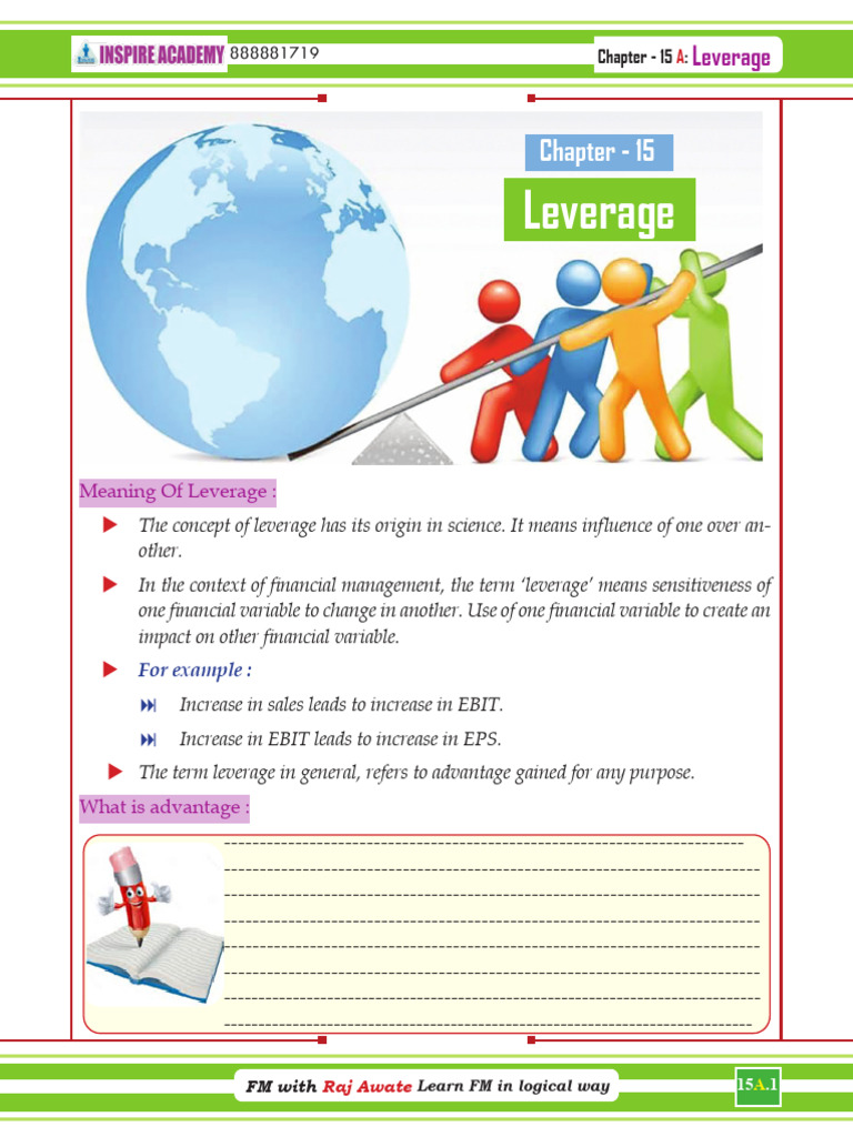 Understanding Financial Leverage Concepts | PDF | Leverage (Finance ...