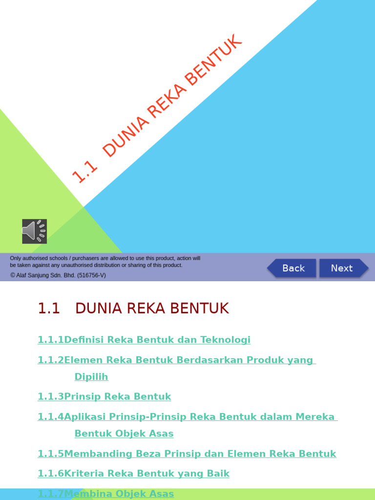 Bab 1.1 Dunia Reka Bentuk | PDF