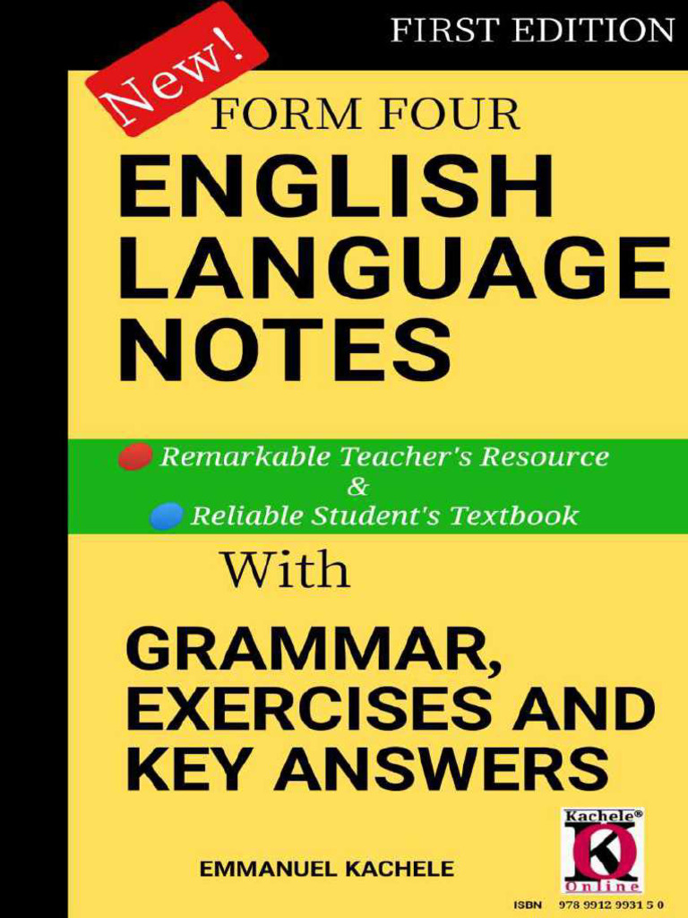 Form Four English Study Guide | PDF | Language Mechanics | Grammar