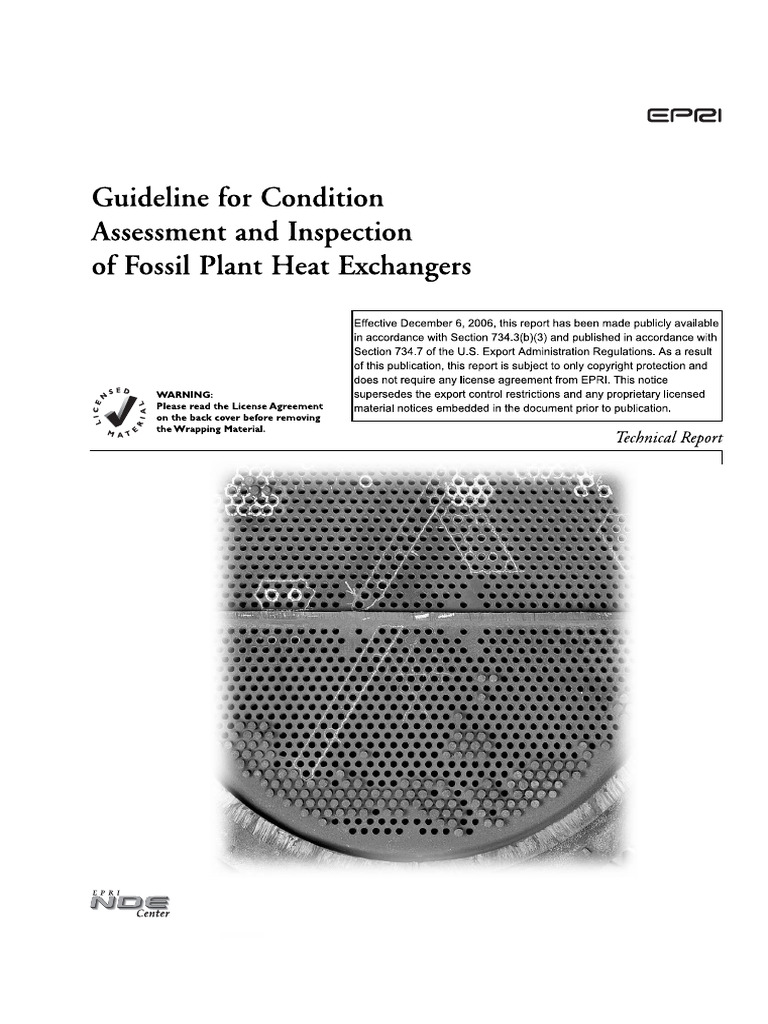 HX Tube Plugging Calculation ! | PDF