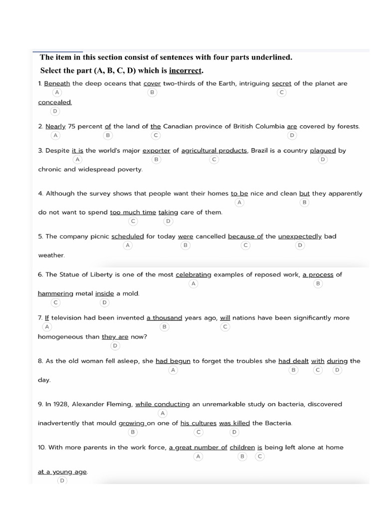 Error Identification - Cu-Tep | PDF