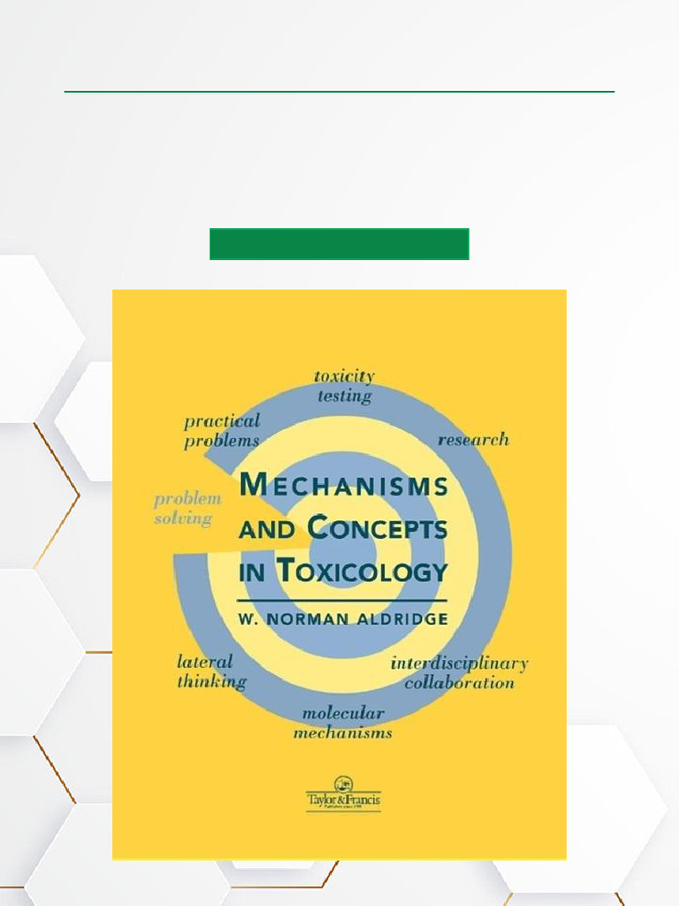 Mechanisms and Concepts in Toxicology, 1st Edition Exclusive Download | PDF | Toxicology | Toxicity