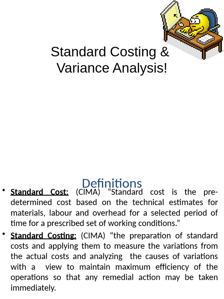 Standard Costing Variance Analysis | PDF | Variance | Profit (Economics)