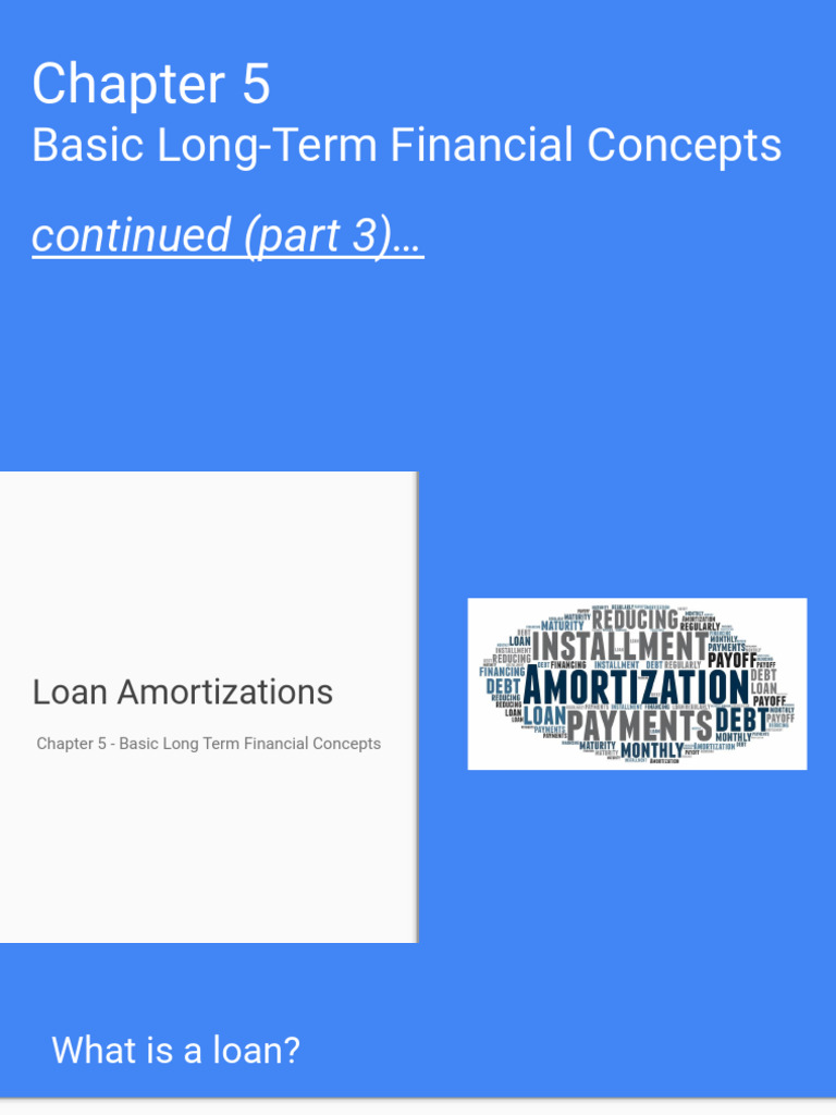 Part 3 - Business Finance - C5 - Basic Long-Term Financial Concepts ...