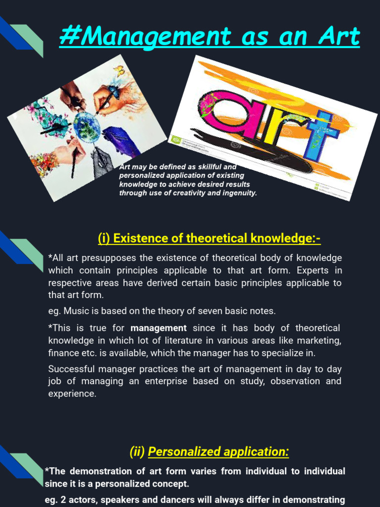 Nature and Significance of Management | PDF | Creativity | Profession