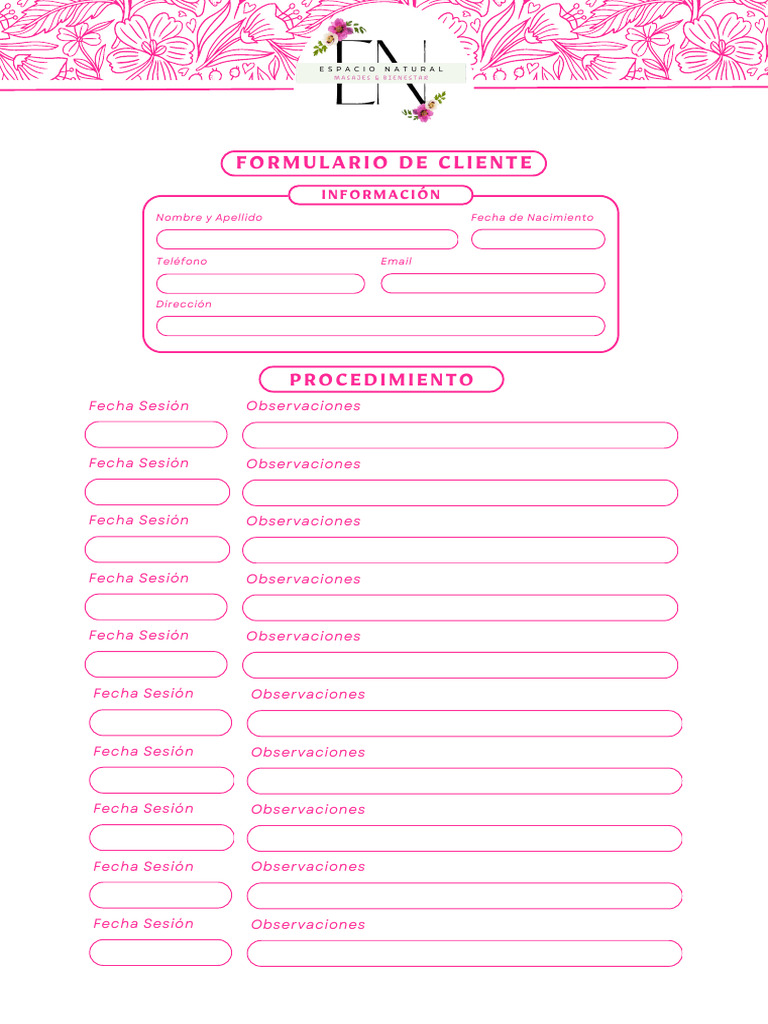 Formulario de Clientes | PDF