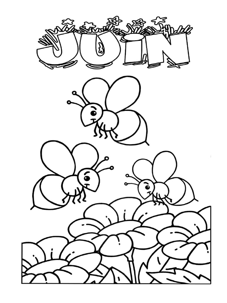 Coloriage Juin MS | PDF