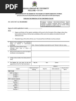 Bharathiar University Degree Certificate Application | PDF | Doctor Of Philosophy